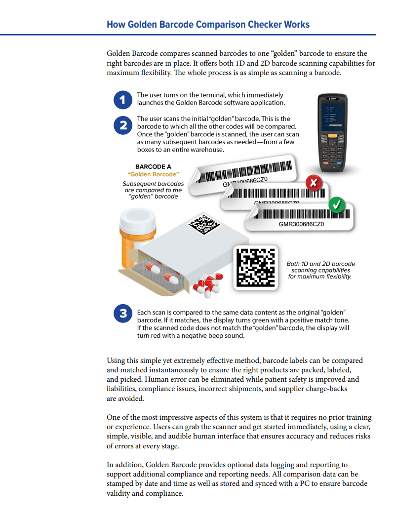 GB30-XT Rugged Barcode Comparison Scanner